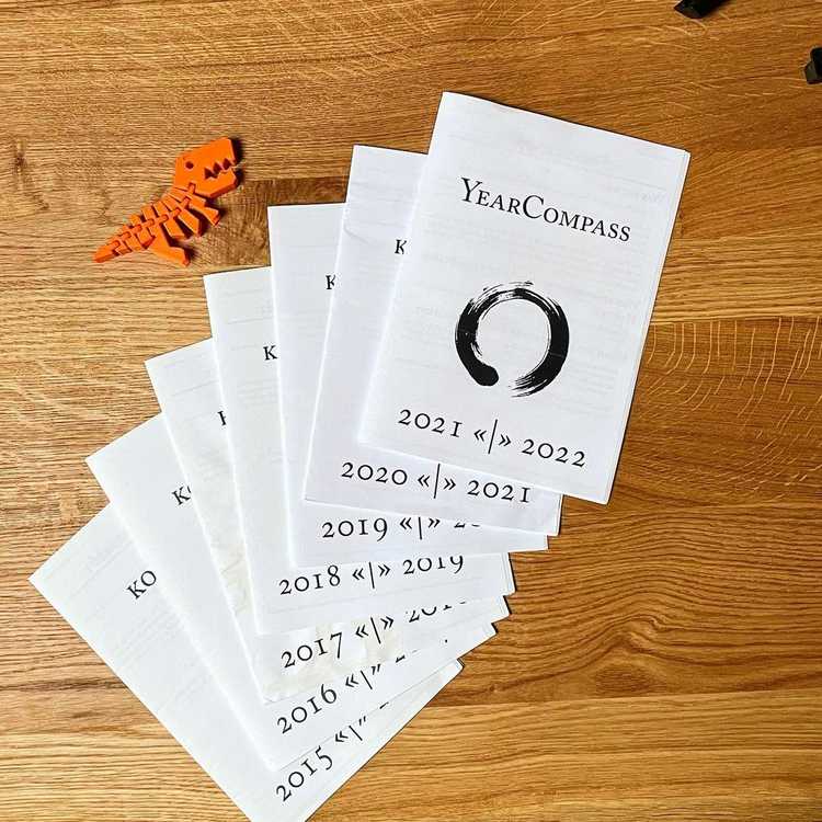 YearCompass | The booklet that helps close your year and plan the next one.
